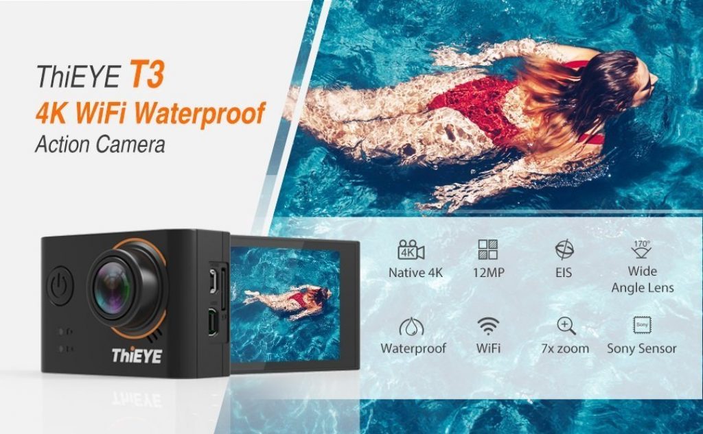 ThiEYE T3 4K Waterproof Action Camera Review | Aerofly Drones