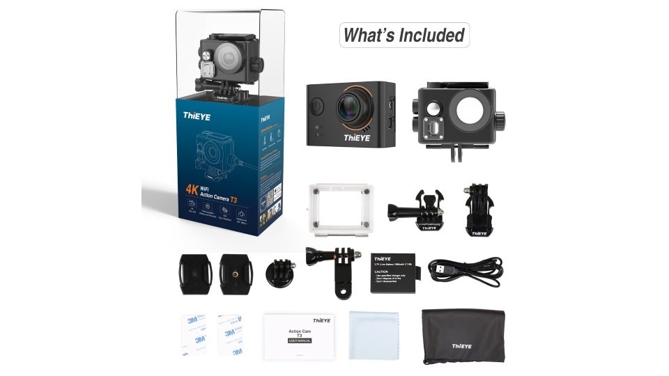 ThiEYE T3 4K Waterproof Action Camera Review | Aerofly Drones