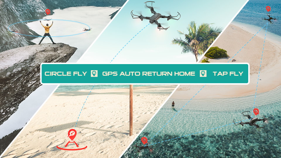 SNAPTAIN SP500 Review: Foldable GPS Camera Drone Under $200 - UAV Adviser